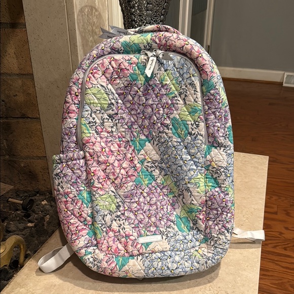 Vera Bradley | Bags | Vera Bradley Floral Hummingbird Quilted Backpack ...
